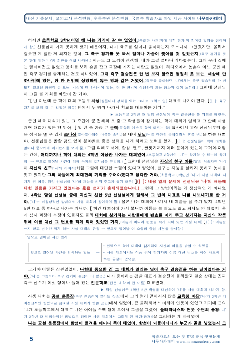 2023 중2 2 국어 지학사 12 내가 그린 히말라야시다 그림 분석 암기형 문제 네이버 블로그